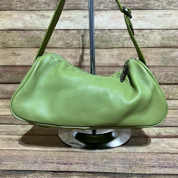 Sigrid Olsen | Bags | Sigrid Olsen Green Leather Shoulder Bag | Poshmark